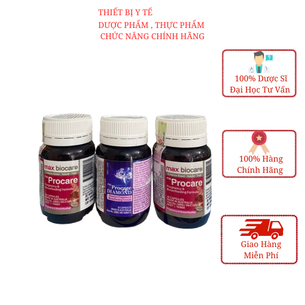 Procare Và Procare Diamond Vitamin Tổng Hợp Cho Phụ Nữ Có Thai Và Cho ...