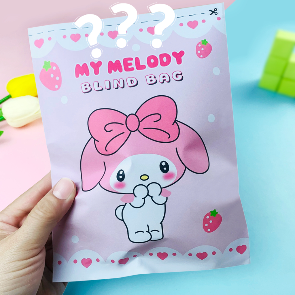 Túi mù My Melody tự chọn + 5 sticker dễ thương | Shopee Việt Nam