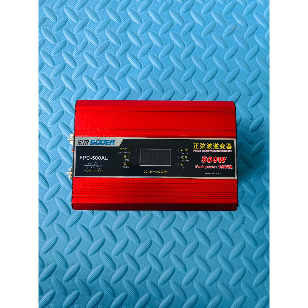 Bộ kích điện suoer 12v-220v 500w FPC-500AL có màn hình | Shopee Việt Nam