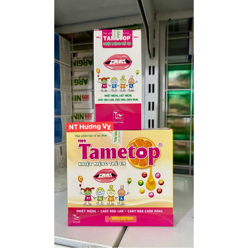 CHÍNH HÃNG | Siro Tametop nhiệt miệng trẻ em | Shopee Việt Nam