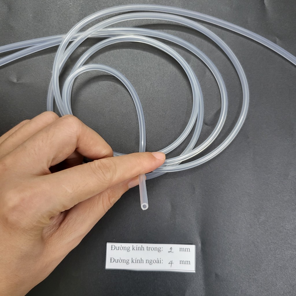 Ống silicon trong suốt không mùi chịu nhiệt độ cao ống thực phẩm nhiều ...