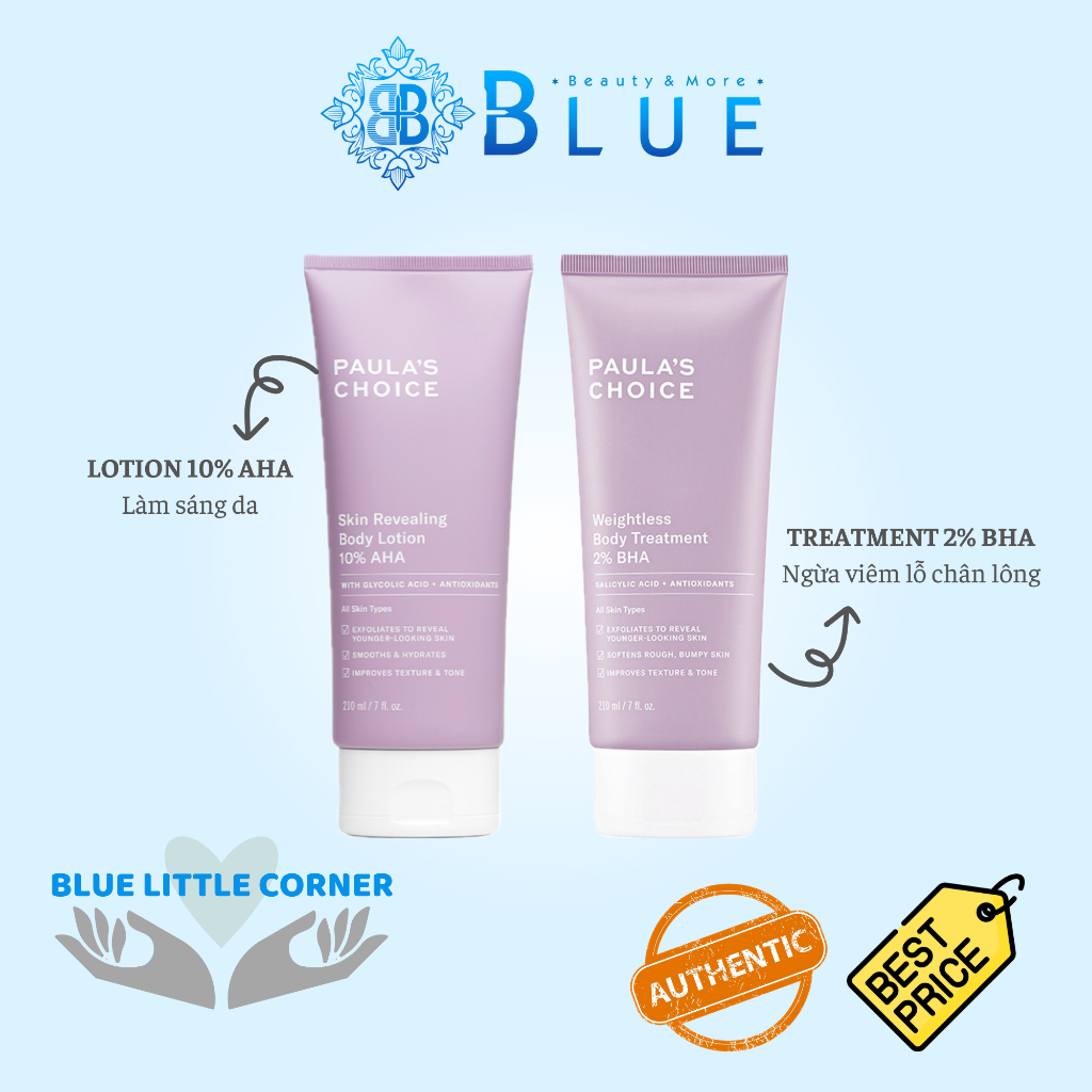 Dưỡng thể PC Paula Choice AHA/BHA Body Lotion | Shopee Việt Nam