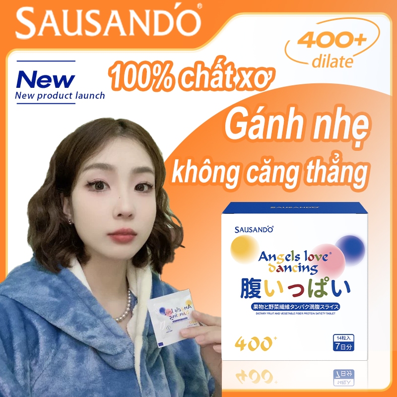 Viên nén protein chất xơ thực vật và trái cây SAUSANDO | Shopee Việt Nam
