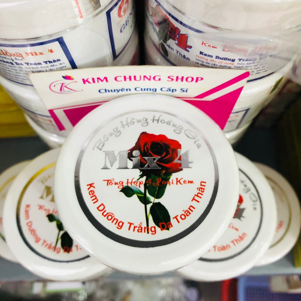 [Mới] Kem Dưỡng Trắng Da Mix 4 60g (tổng hợp 4 loại kem) | Shopee Việt Nam