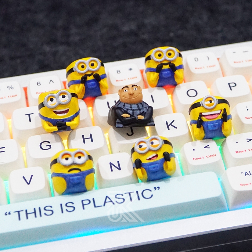 Combo Nút Bàn Phím Minion và Gru - Keycap Minion and Gru - Keycap hoạt ...