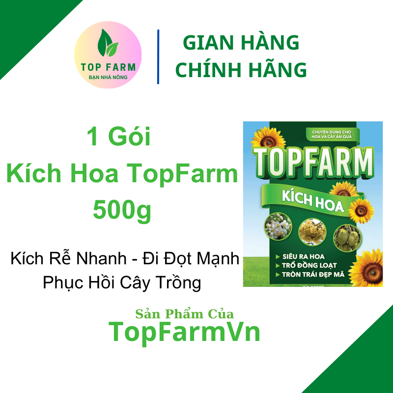 TopFarm Kích Hoa Gói 500G - Siêu Rẻ - Chính Hãng | Shopee Việt Nam