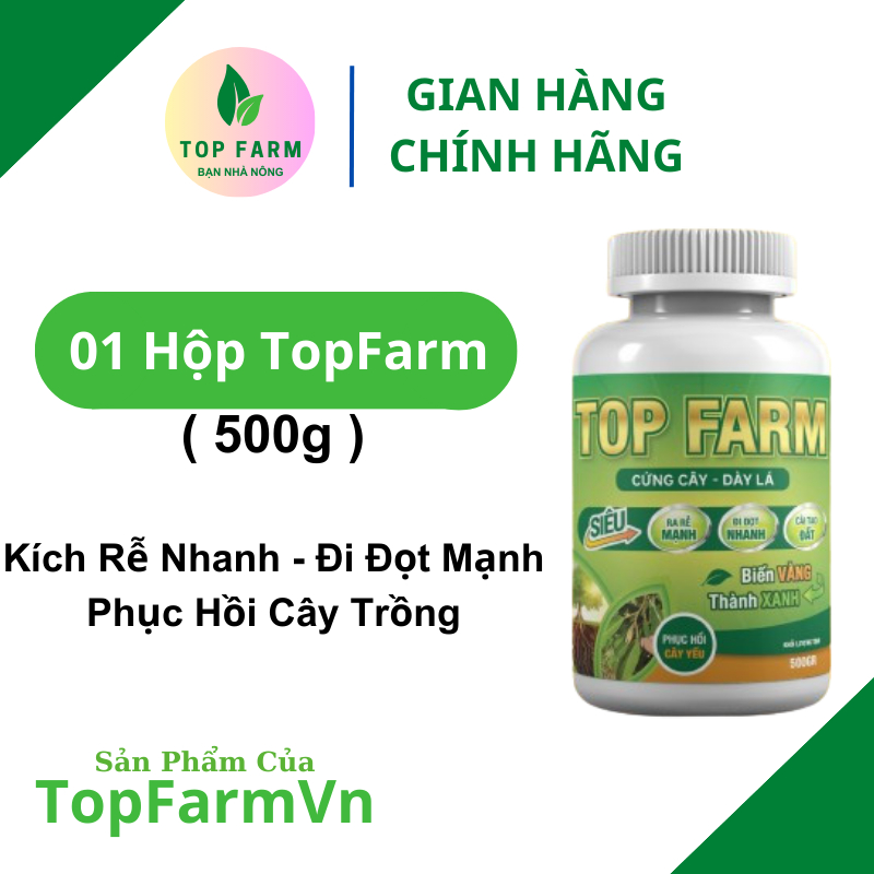 Top Farm Siêu Kích Rễ Đi Đọt ( TopFarm 01 Hũ 500G ) | Shopee Việt Nam