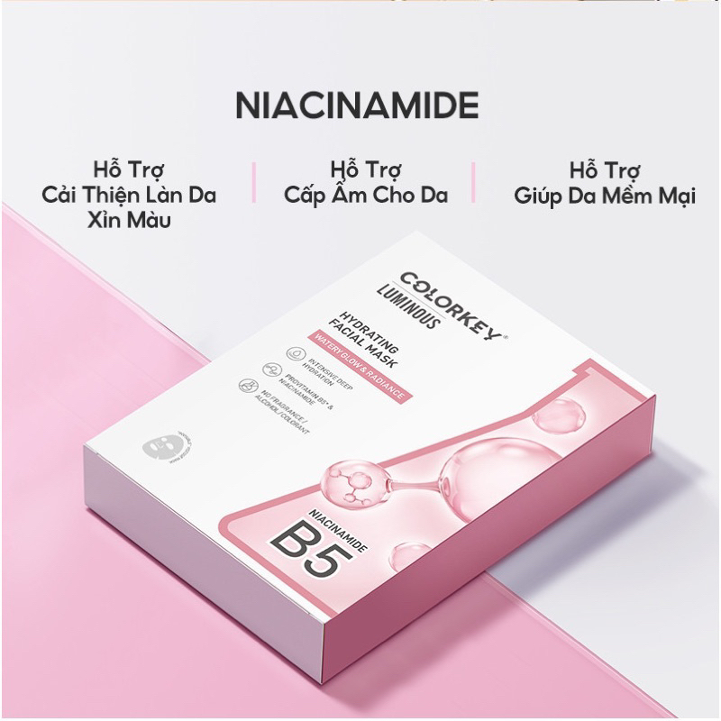 Mặt Nạ Colorkey Luminous B5 Facial Mask, Mặt Nạ Dưỡng Ẩm, Mặt Nạ Làm ...