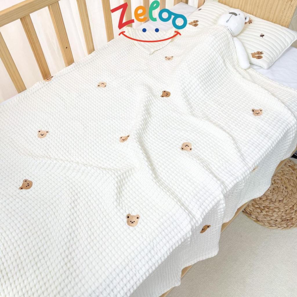 Chăn lưới điều hoà cho bé Zeloo mẫu xuất Hàn Quốc chống ngạt thoáng khí ...