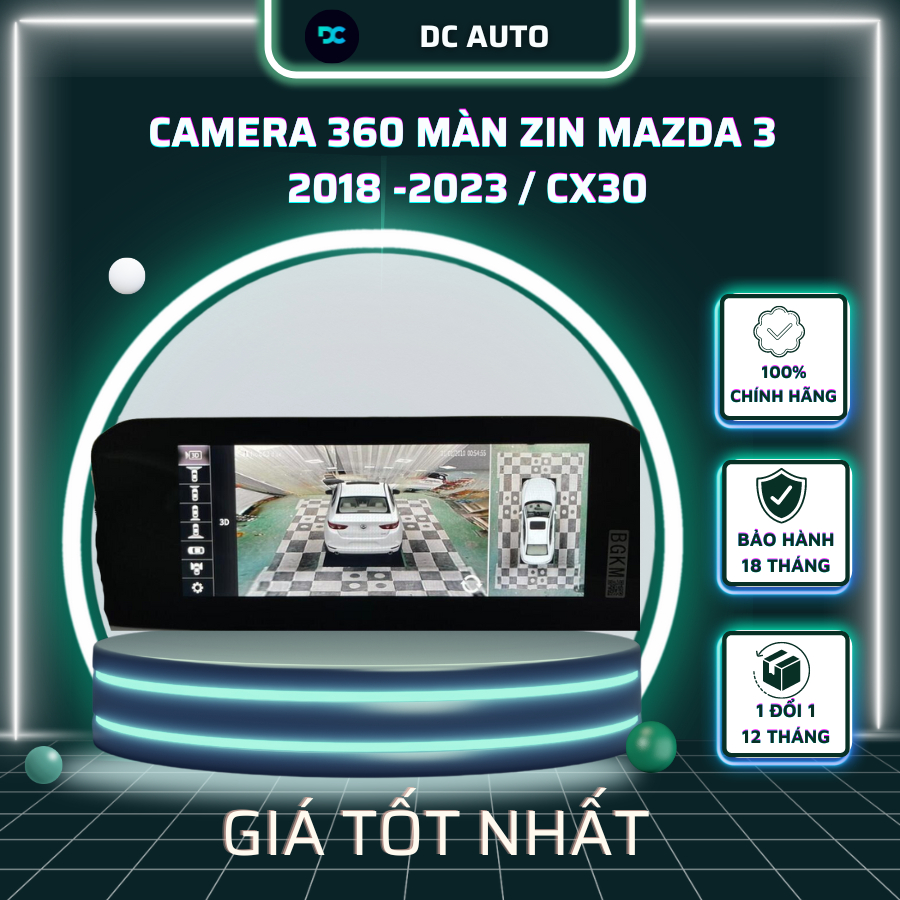 Camera 360 Màn Zin Mazda 3 2018 -2023 / CX30 | Shopee Việt Nam