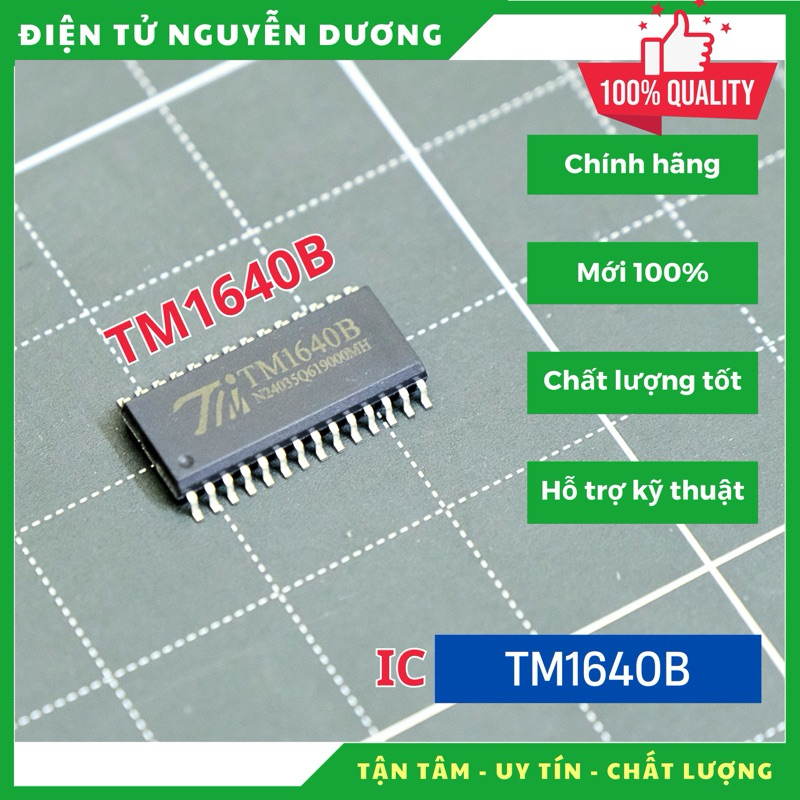 [ Chính hãng ] IC TM1640B mới 100% chính hãng chất lượng tốt | Shopee ...