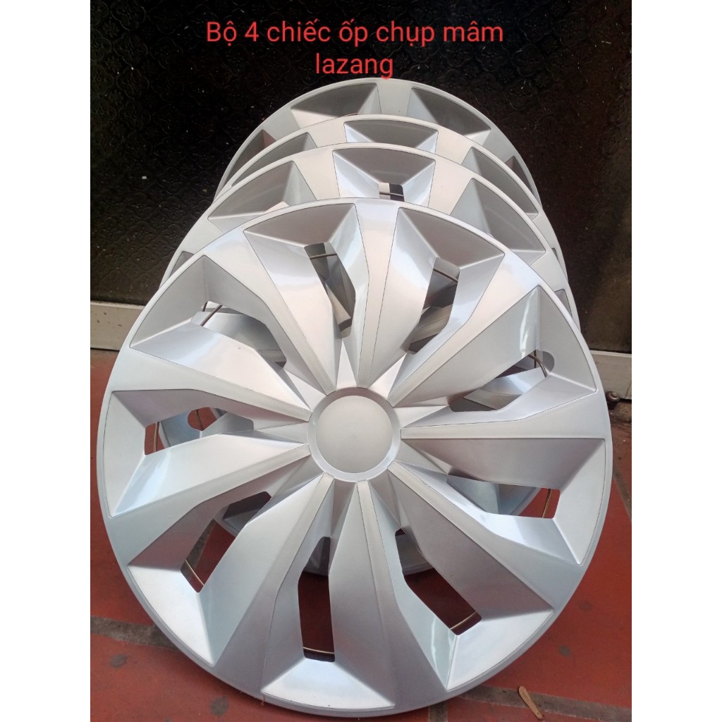 Ốp chụp mâm LAZANG ô tô kích cỡ từ R12, R13, R14, R15 inch, ốp trang trí vành bánh xe phụ kiện ...