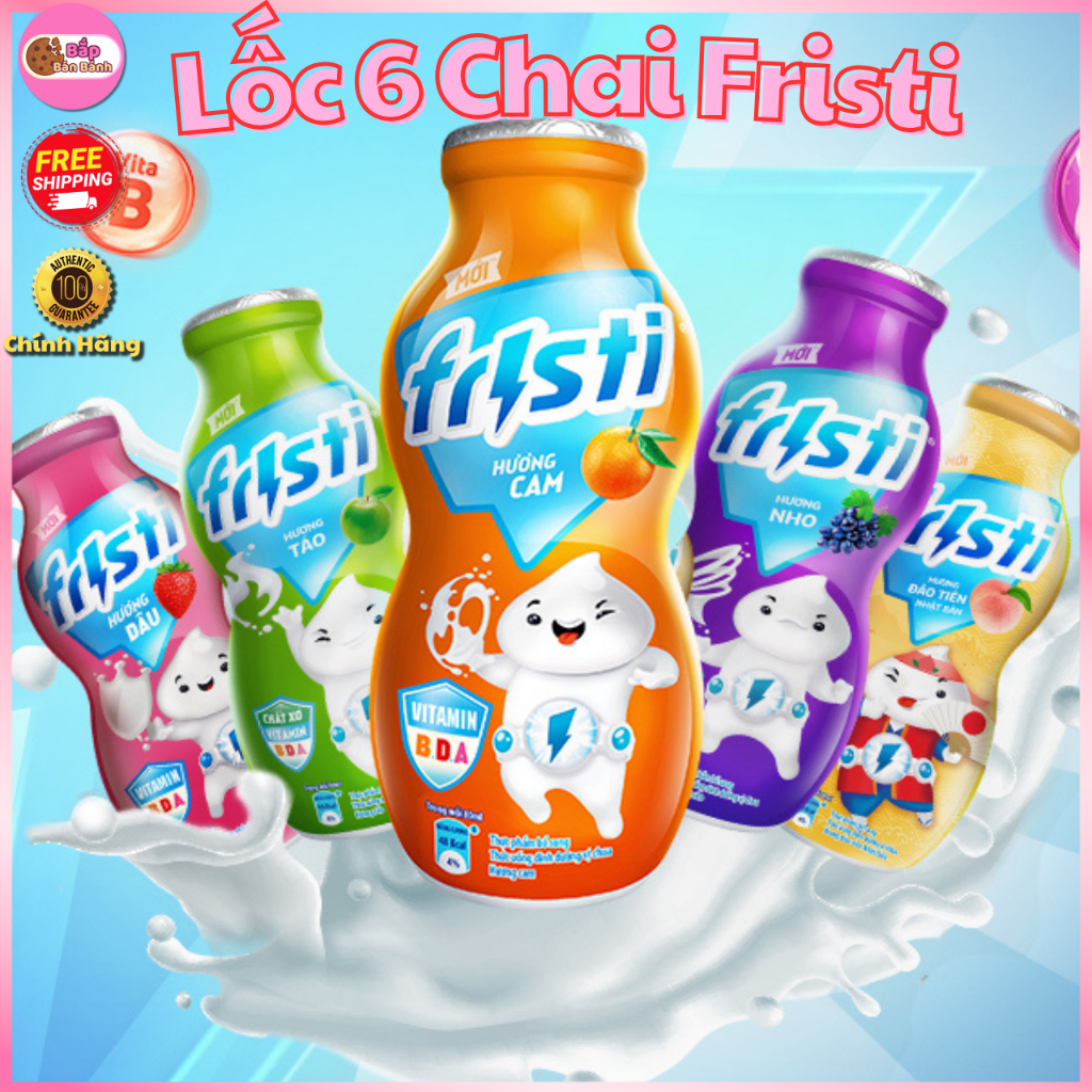 [LỐC 6 CHAI] Sữa Fristi Đủ Mùi - Sữa Chua Uống Fristi (Lốc 6 Chai x ...