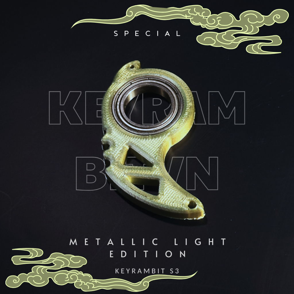 [ĐẶC BIỆT] Móc Khóa Xoay - Keyrambit S3 - Vòng Bi Thép Nhật- In 3D ...