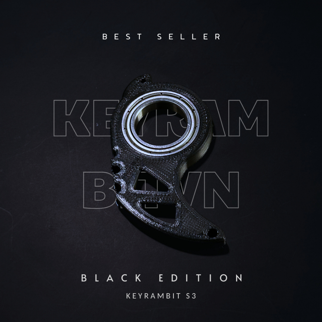[BEST SELLER] Móc Khóa Xoay - Keyrambit S3 - Vòng Bi Thép Nhật - In 3D ...