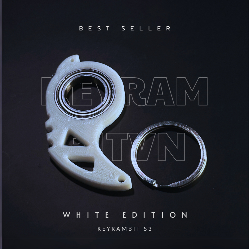 [BEST SELLER] Móc Khóa Xoay - Keyrambit S3 - Vòng Bi Thép Nhật - In 3D ...