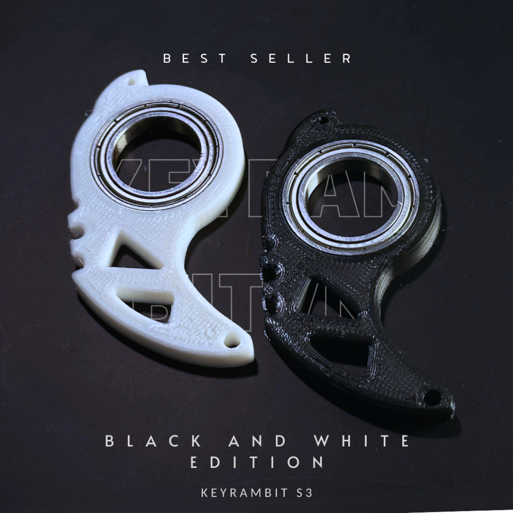 [BEST SELLER] Móc Khóa Xoay - Keyrambit S3 - Vòng Bi Thép Nhật - In 3D ...