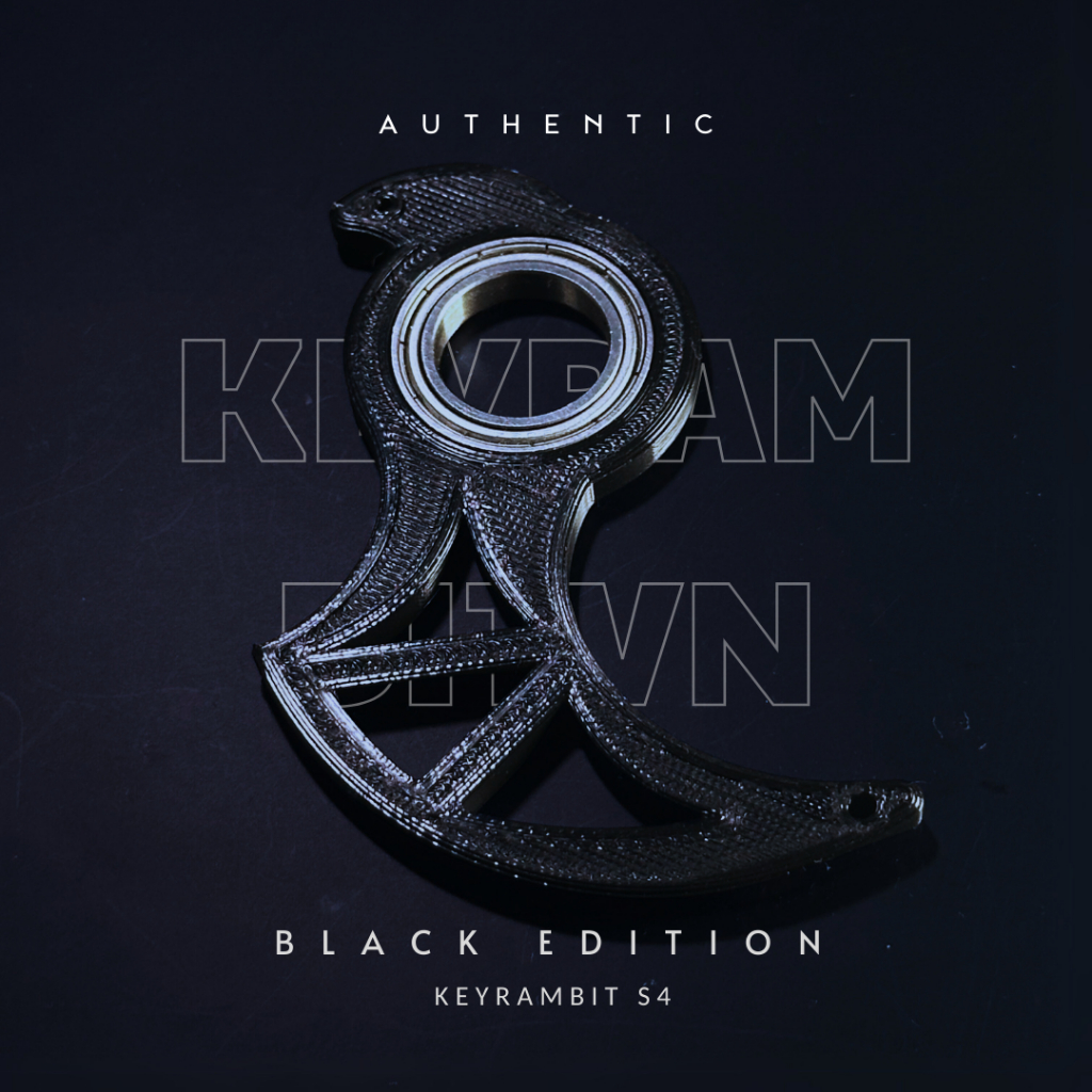 [AUTH] - Móc Khóa Xoay - Keyrambit S4 - Vòng Bi Thép Nhật - In 3D ...