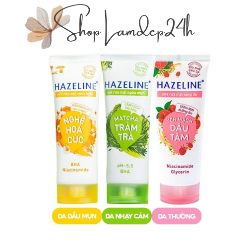 (Chính hãng) Sữa Rửa Mặt Hazeline 100g | Shopee Việt Nam