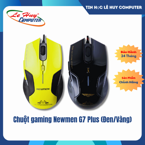 Chuột gaming Newmen G7 Plus (Đen/Vàng) | Shopee Việt Nam