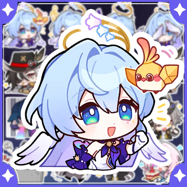 [Honkai Star Rail] Sticker Robin, Boothill, Caelus, Stelle, March 7 và ...