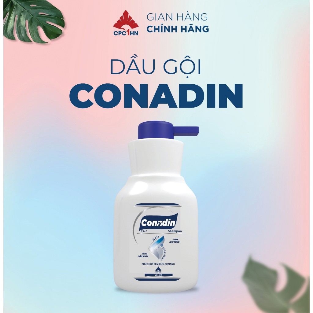 Dầu gội đầu sạch gầu, giảm ngứa ,chống rụng bết tóc Conadin Shampoo ...
