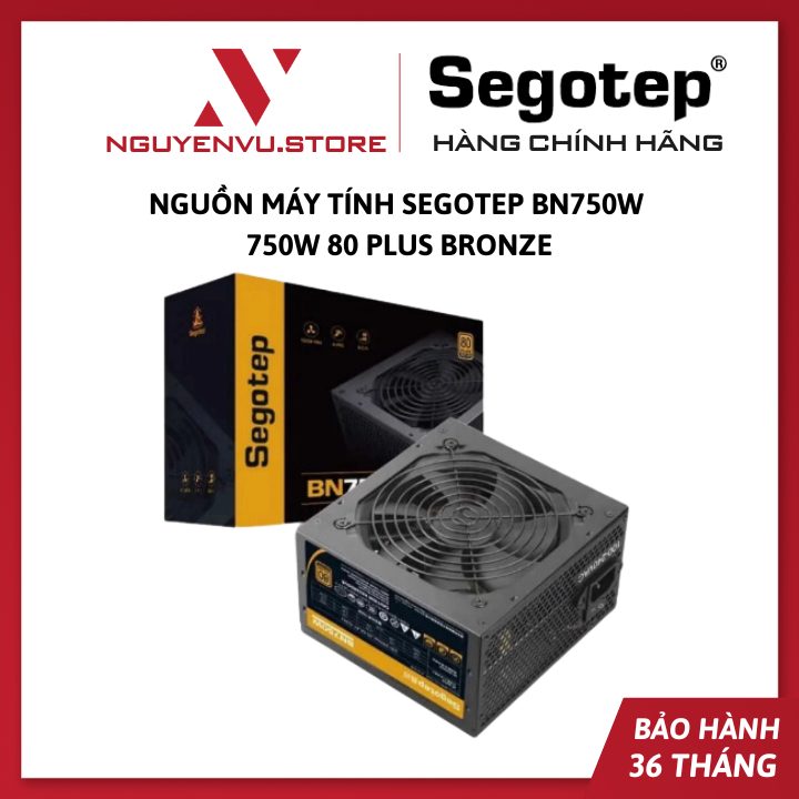 Nguồn Máy Tính Segotep BN750W 750W 80 Plus Bronze ( ATX 3.0/PCIE 5.0/2 x 8 pin CPU ) - Hàng ...