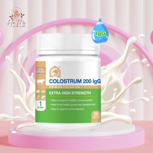 Thực phẩm bảo vệ sức khỏe KIWI GOLDEN KIWI Colostrum 200IgG Tablet (Hộp 30 viên) | Shopee Việt Nam