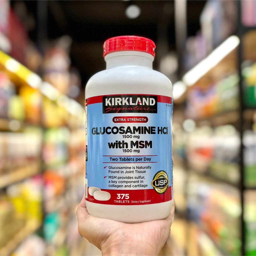 TPCN Hỗ trợ xương khớp Kirkland Signature Glucosamine HCL & MSM, 375 ...