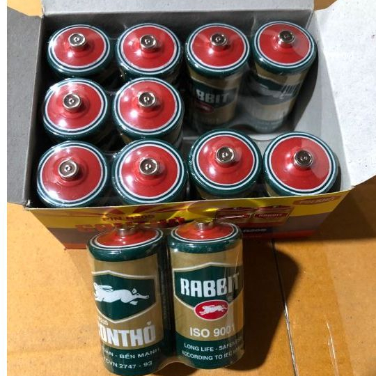 [Chính Hãng] Bán Lẻ 1 Viên Pin Đại Con Thỏ R20S .TTCA | Shopee Việt Nam