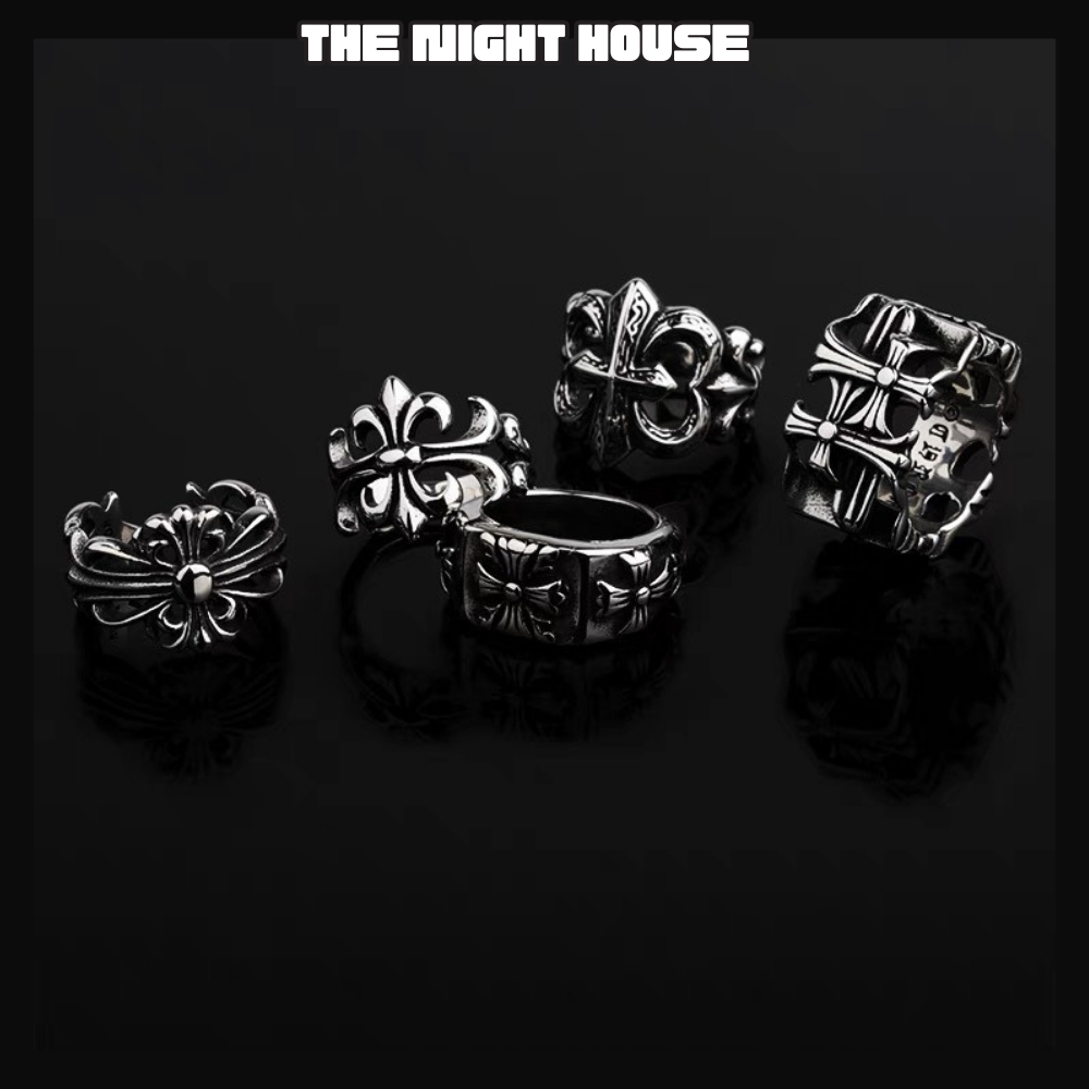 Nhẫn CH Bạc S925 Titan Thép Không Gỉ Nam Nữ Freesize Nhẫn CH Thép Titan Thời Trang Phong Cáh Y2k ...