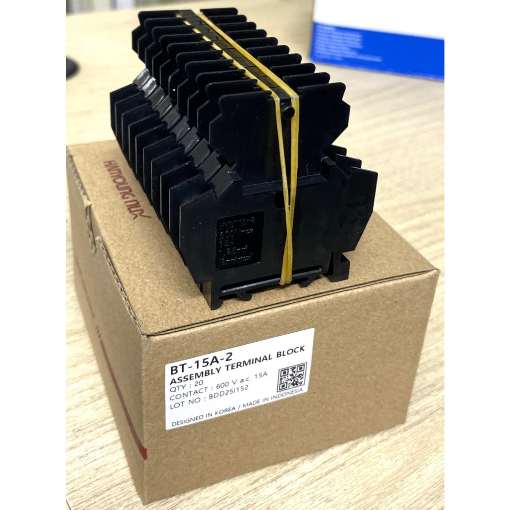 (HANYOUNG) SET 10 cầu đấu đơn tép 15A - 2 tầng HYBT-15A-2 Hanyoung NUX chính hãng | Shopee Việt Nam