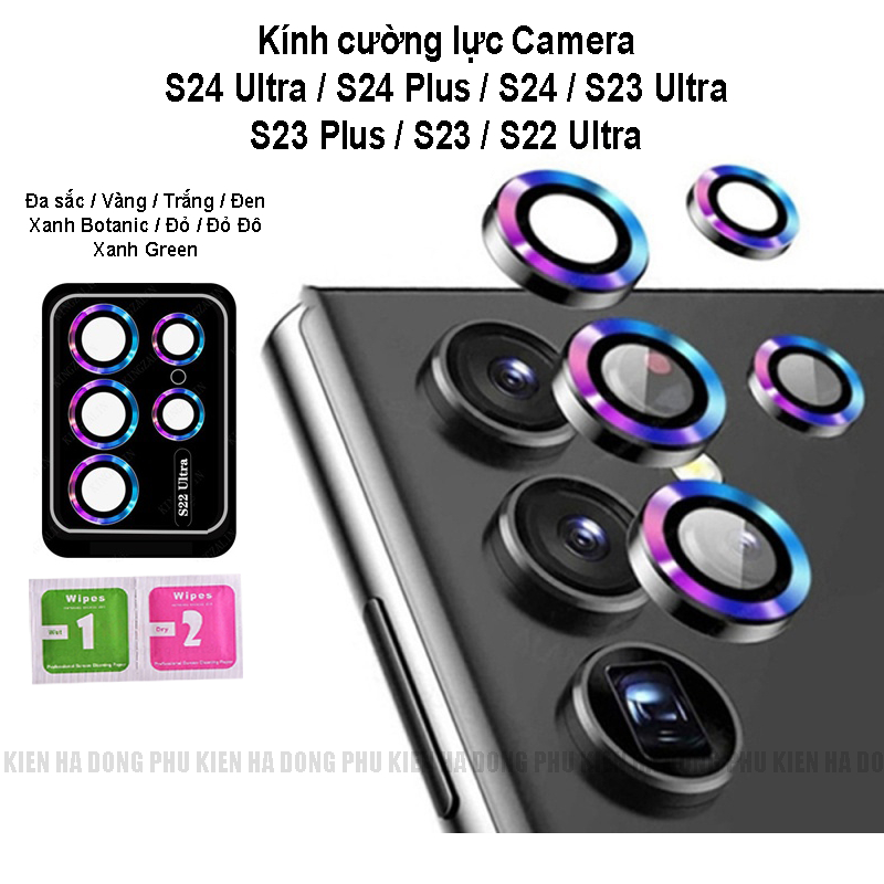 Bộ Lens dán camera S24 Ultra, S24 Plus, S23 Ultra, S22 Ultra, S23 Plus ...