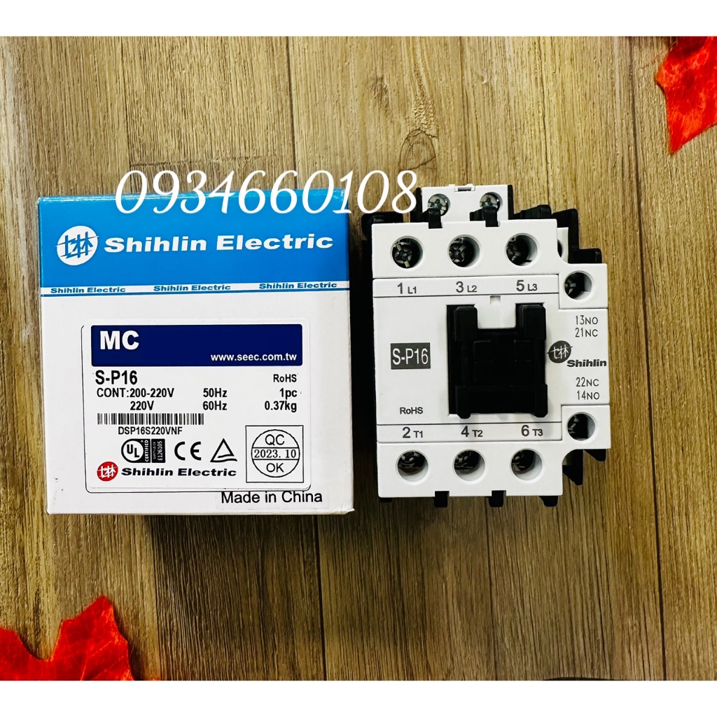 Khởi động từ - Contactor Shihlin S-P 16 (24V~380V) | Shopee Việt Nam