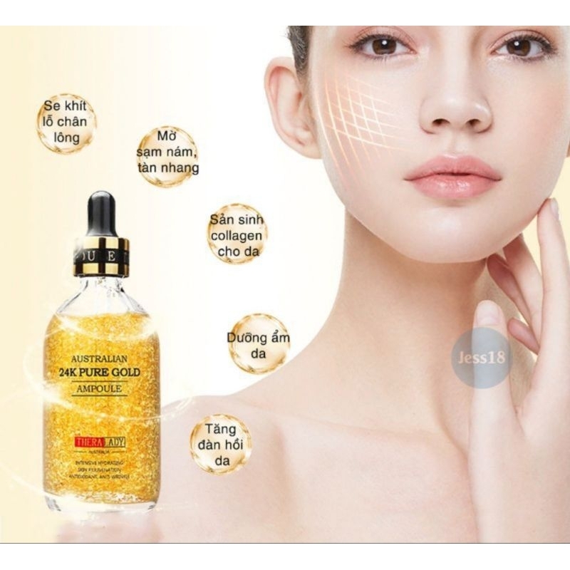 Serum tinh chất vàng Australian 24K Pure Gold Ampoule 100ml | Shopee Việt Nam