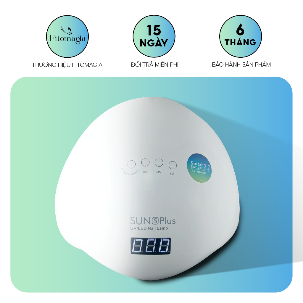 Máy Hơ Gel SUN 5 Plus 48W 36 Bóng Đèn - Hàng Chính Hãng Công Ty Sun UV/LED - Bảo Hành 3 Tháng ...