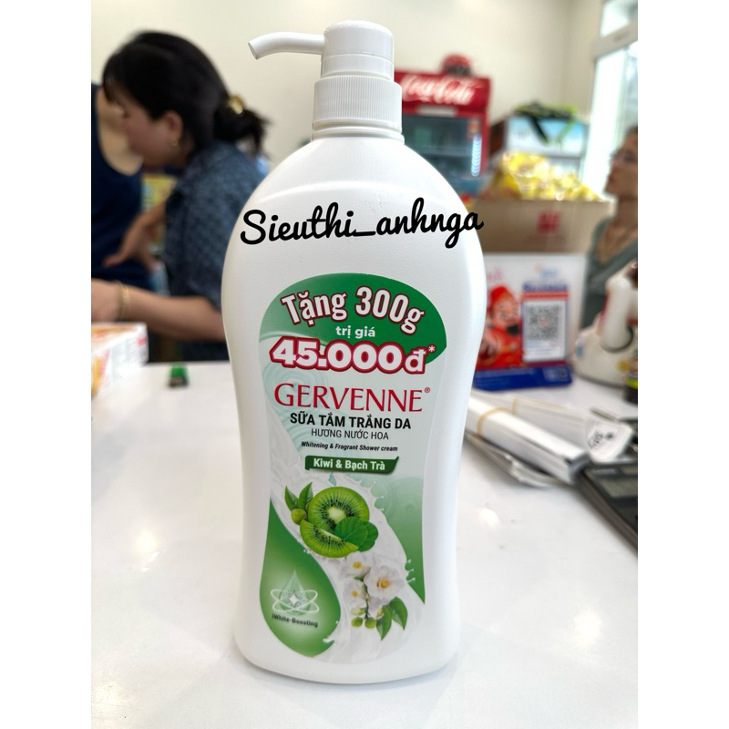 Sữa Tắm Trắng Da Gervenne 900G/1,2L ( Tặng Túi Sữa Tắm 380g ) | Shopee Việt Nam
