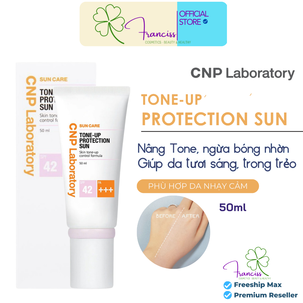 Kem Chống Nắng CNP Laboratory Tone-Up Protection Sun SPF42 PA+++ Cho Da ...