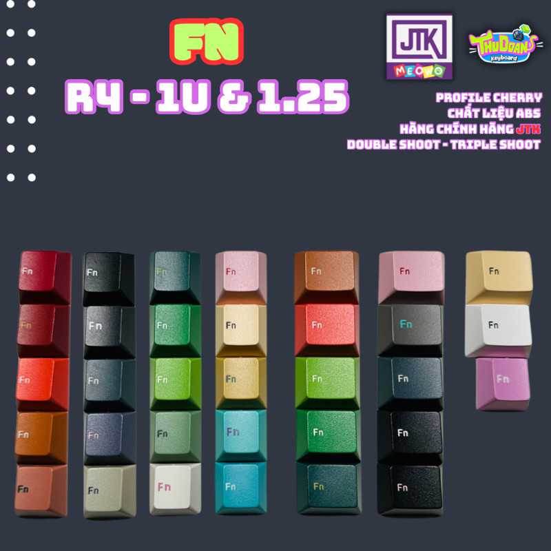 Keycap JTK | Mod Fn 1u 1.25u r4 | Keycap lẻ | Mod JTK | Hàng grab ...