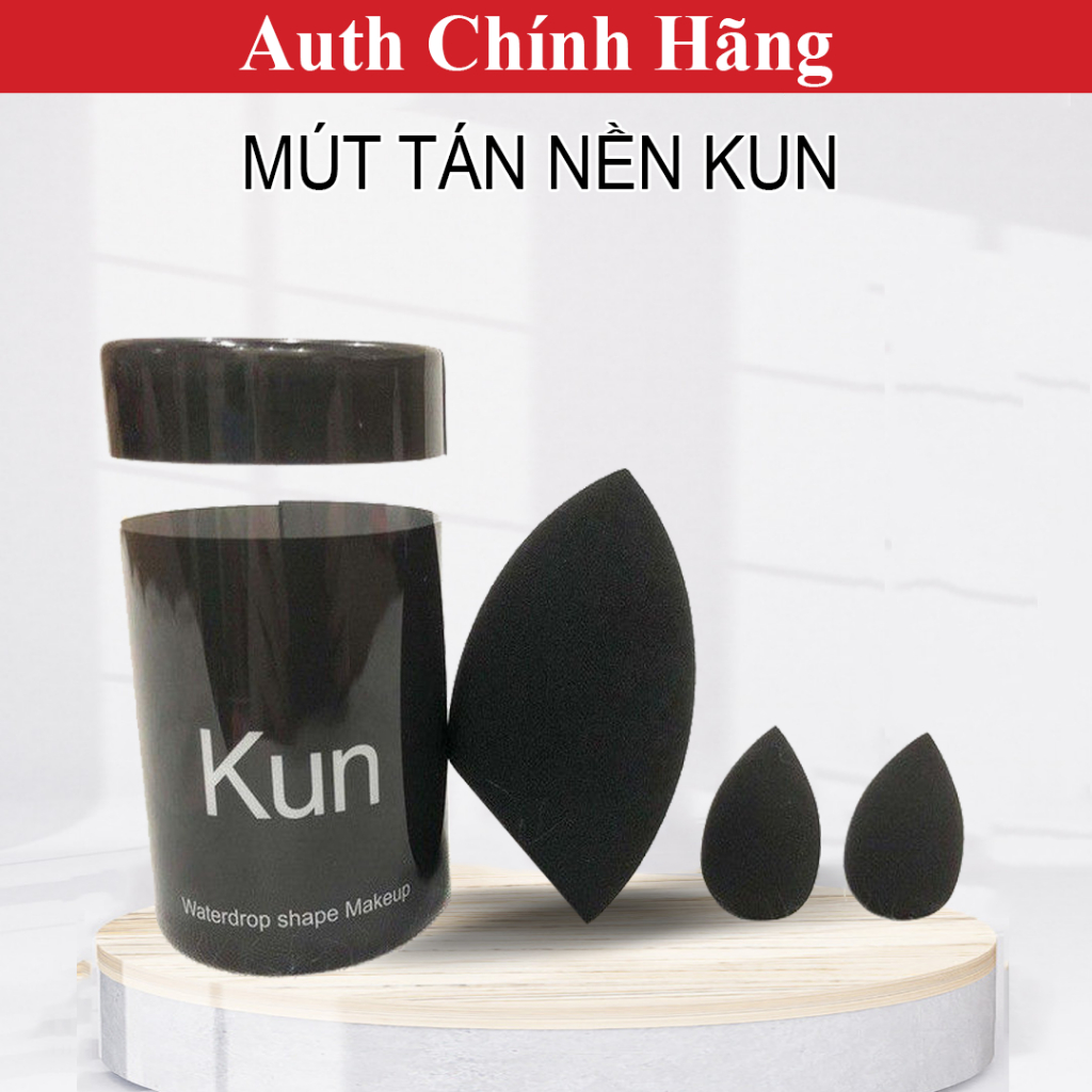 Mút Tán Nền Kun Cao Cấp Đi Kèm 2 Mút Nhỏ Tán Phấn Mắt Bride Care ...