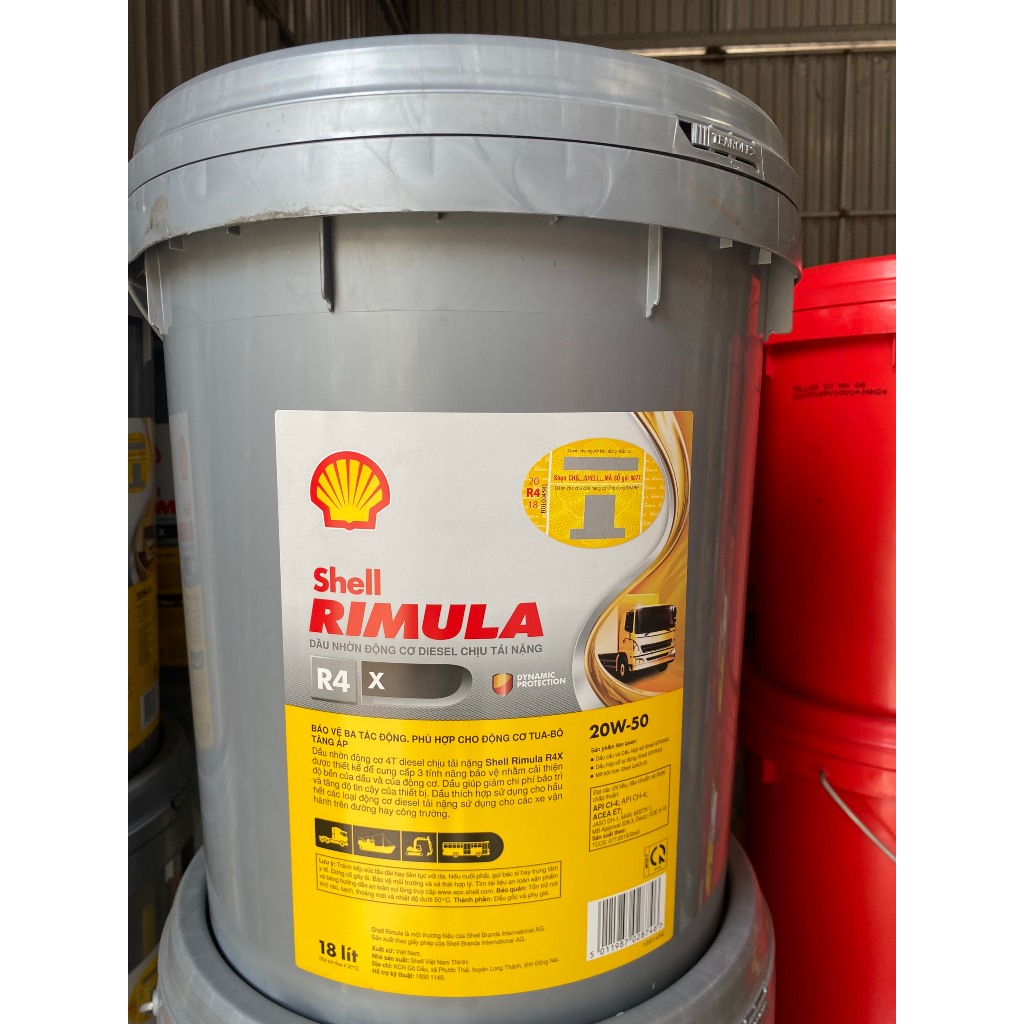 Shell Rimula R4 X 15W40 (Xô 18 lit) CHÍNH HÃNG | Shopee Việt Nam