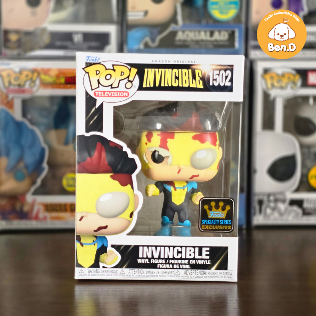 Mô hình Funko POP! Television: Invincible - Invincible w/ Broken Mask ...