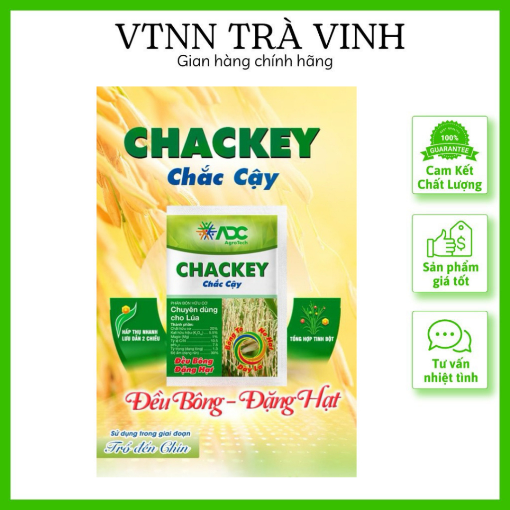 𝐂𝐇𝐀𝐂𝐊𝐄𝐘 - Chắc Cậy, Đều Bông, Nặng Hạt - Chính Hãng 𝐀𝐃𝐂 𝐀𝐠𝐫𝐨𝐭𝐞𝐜𝐡 - Chất ...