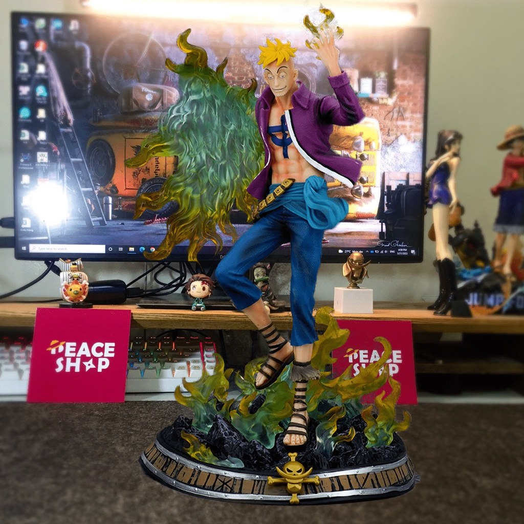 Mô hình Macro One Piece băng Râu Trắng Luffy Đảo Hải Tặc Figure giá rẻ ...