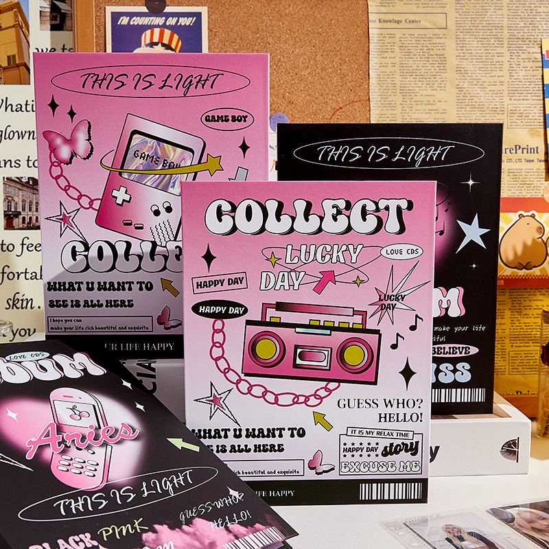 Sổ Đựng Card Bo Góc Rỗng Album Binder Thần Tượng Kpop Tặng 20 Sheet ...