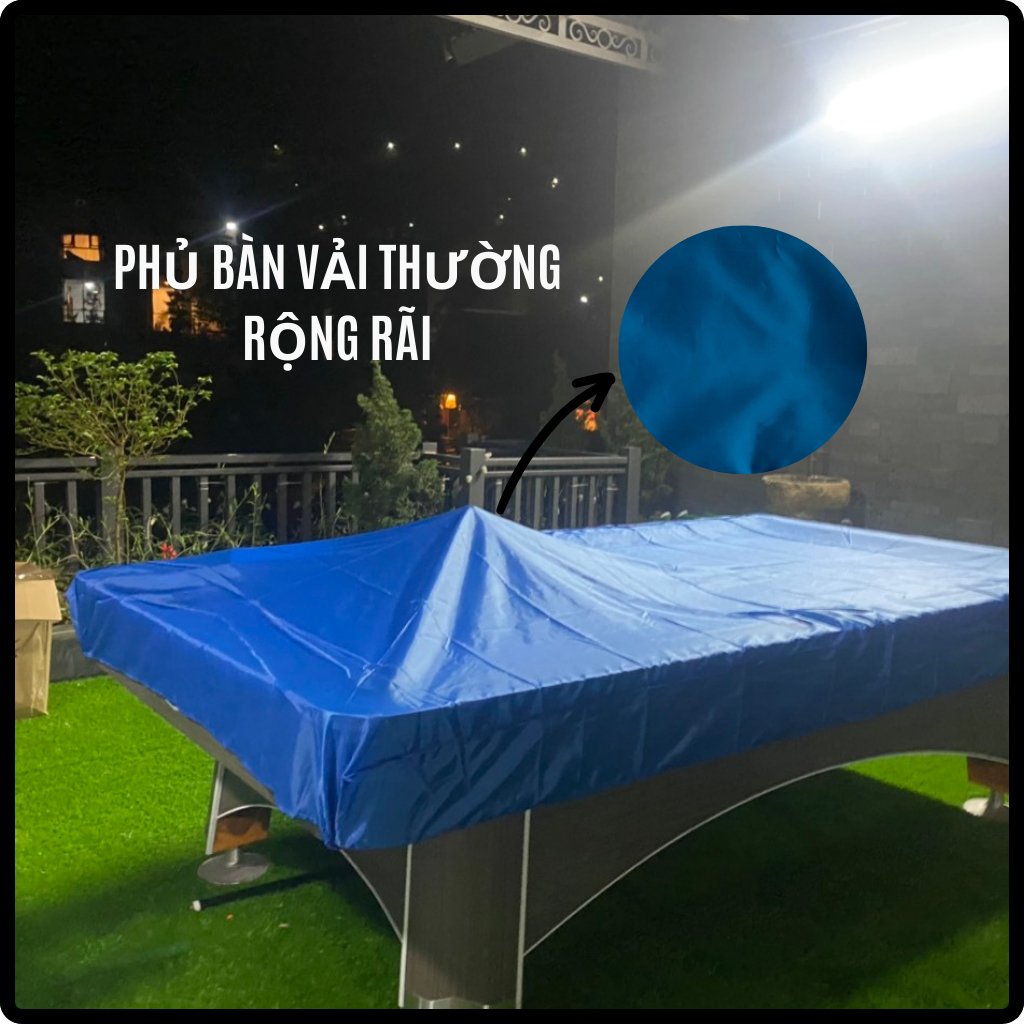 Khăn phủ bàn Bi A loại Dày- Vải phủ bàn bida chuyên dụng chống bụi bẩn ...