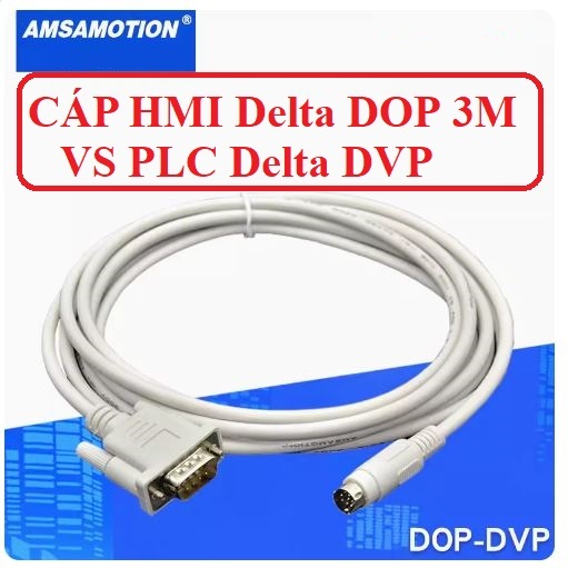 Cáp kết nối HMI Delta DOP 3M Với PLC Delta DVP | Shopee Việt Nam