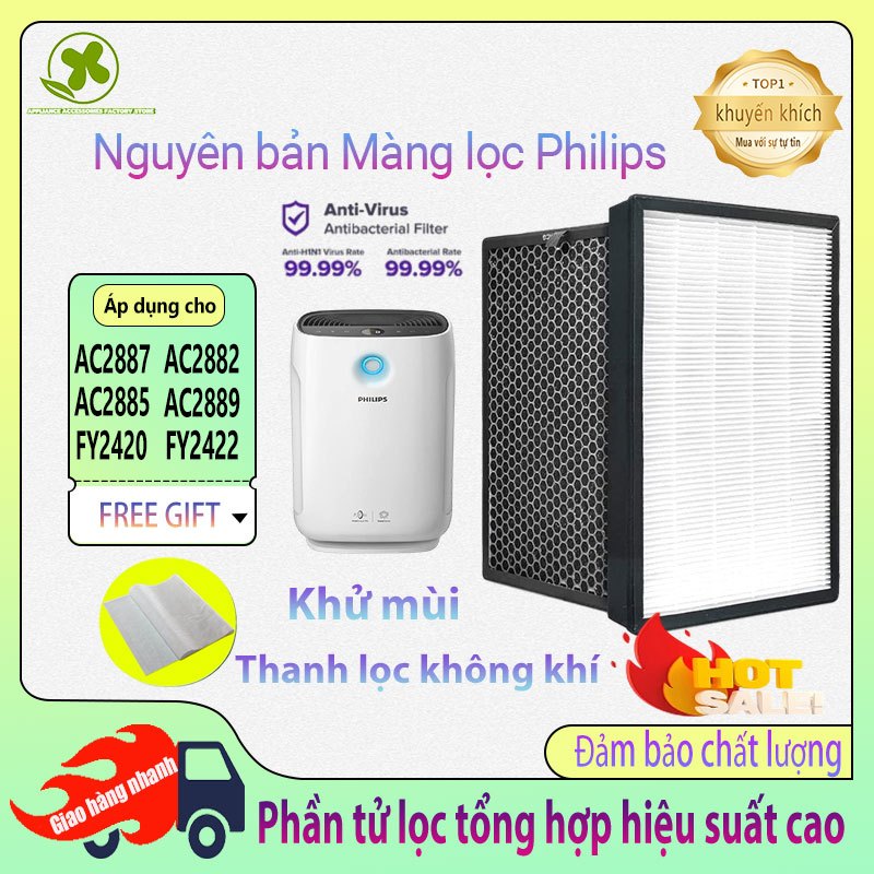 Bộ Lọc Không Khí Philips Filter ac2887 fy2422 fy2420 Ac2882 Ac2885 Phù ...