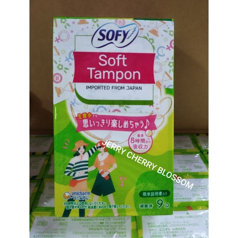 [Mẫu Mới]1 hộp Băng vệ sinh Sofy Tampon Nhật Bản dạng ống 9 ông/hộp ...