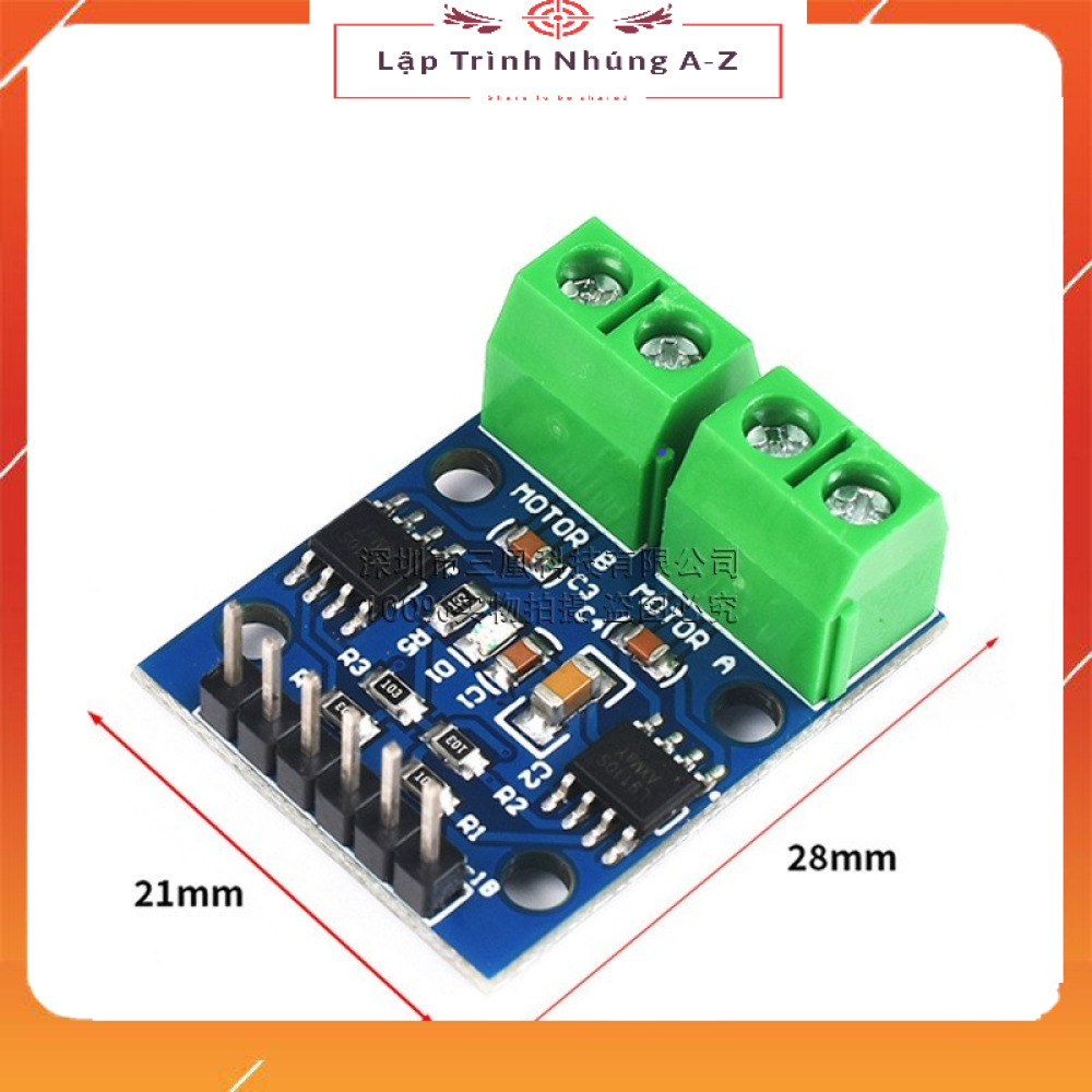 [Lập Trình Nhúng A-Z][G35] Module L9110 L9110S Điều Khiển Động Cơ DC ...